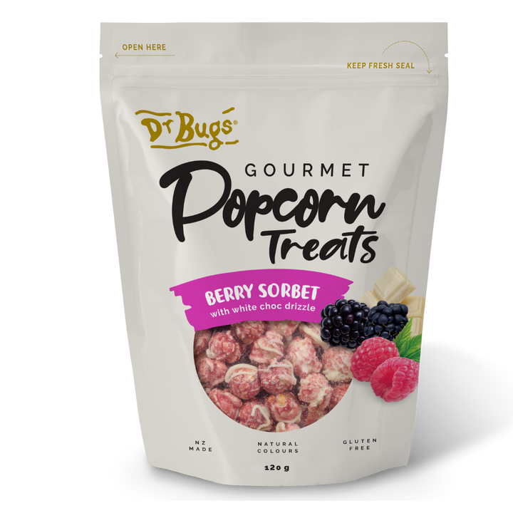 Dr Bugs Popcorn | NZ Made Gourmet Popcorn Treats
