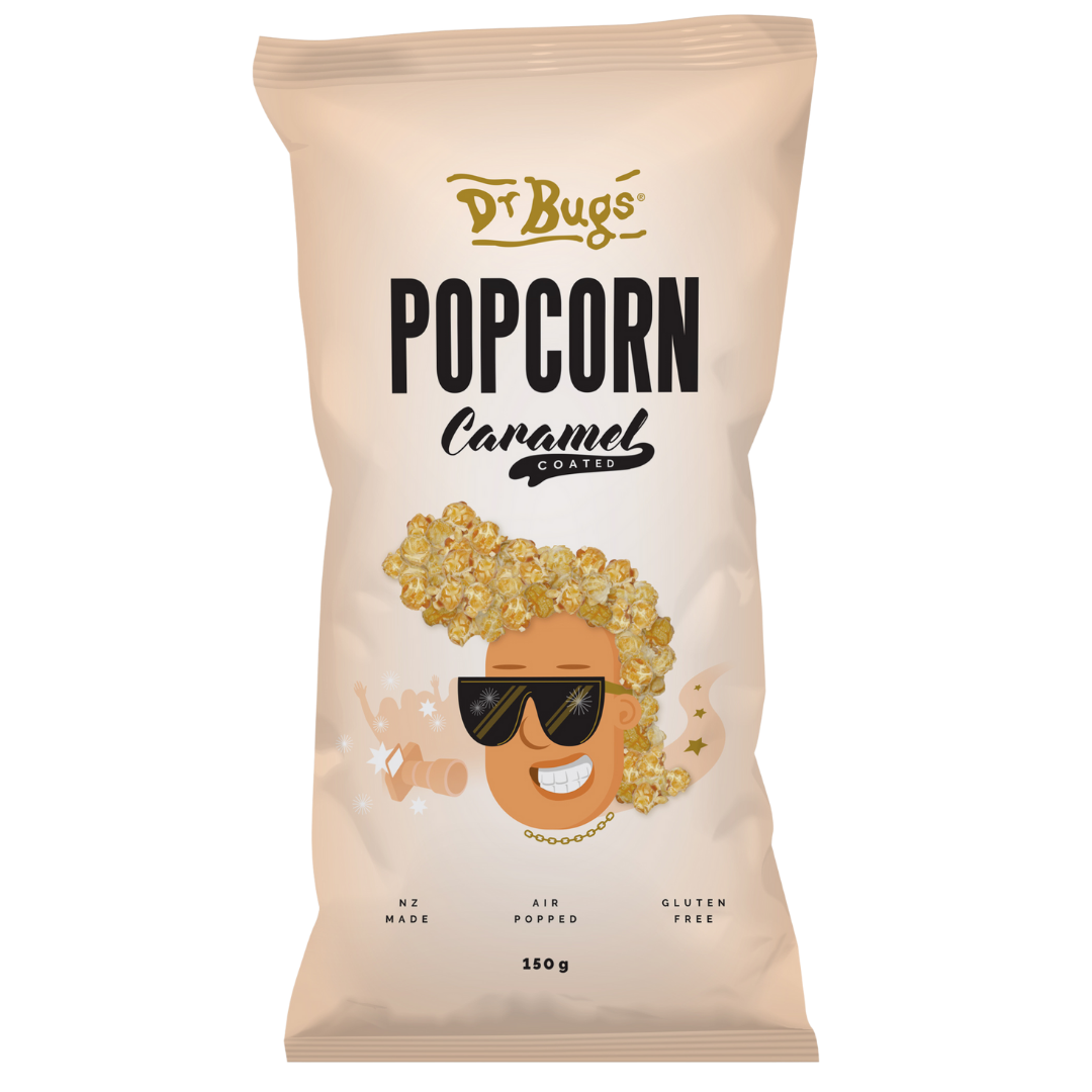 Dr Bugs Caramel popcorn (150g) – Dr Bugs Popcorn