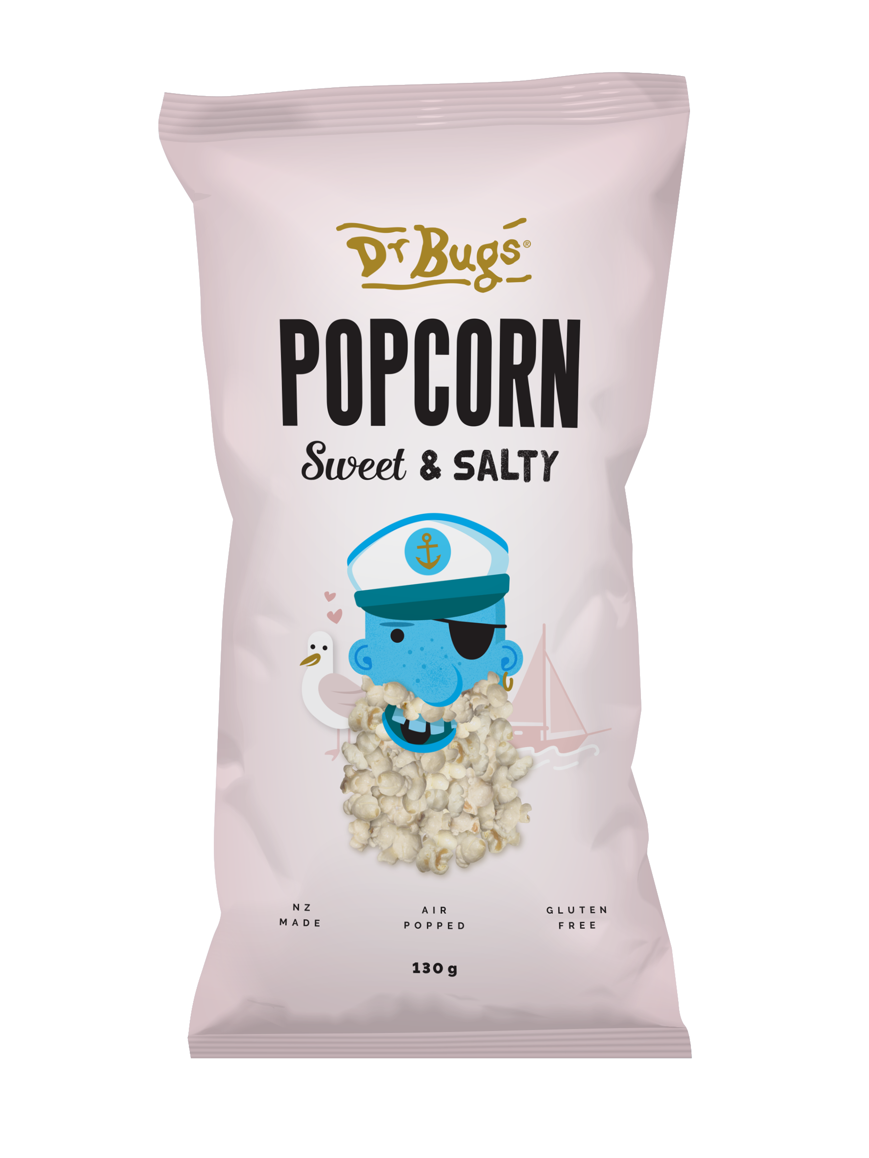 Sweet and Salty Popcorn 130g Carton of 18 – Dr Bugs Popcorn